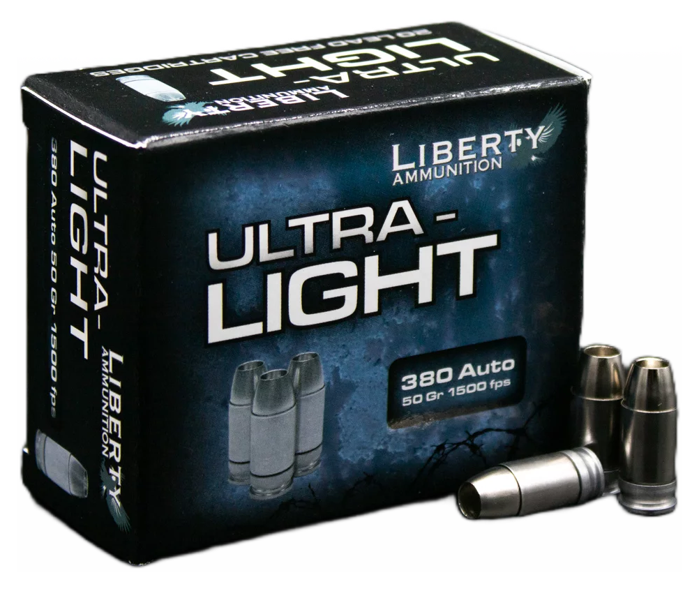 Liberty Ammunition Ultra-Light .380 Auto 50 Grain Handgun Ammo | Cabela's